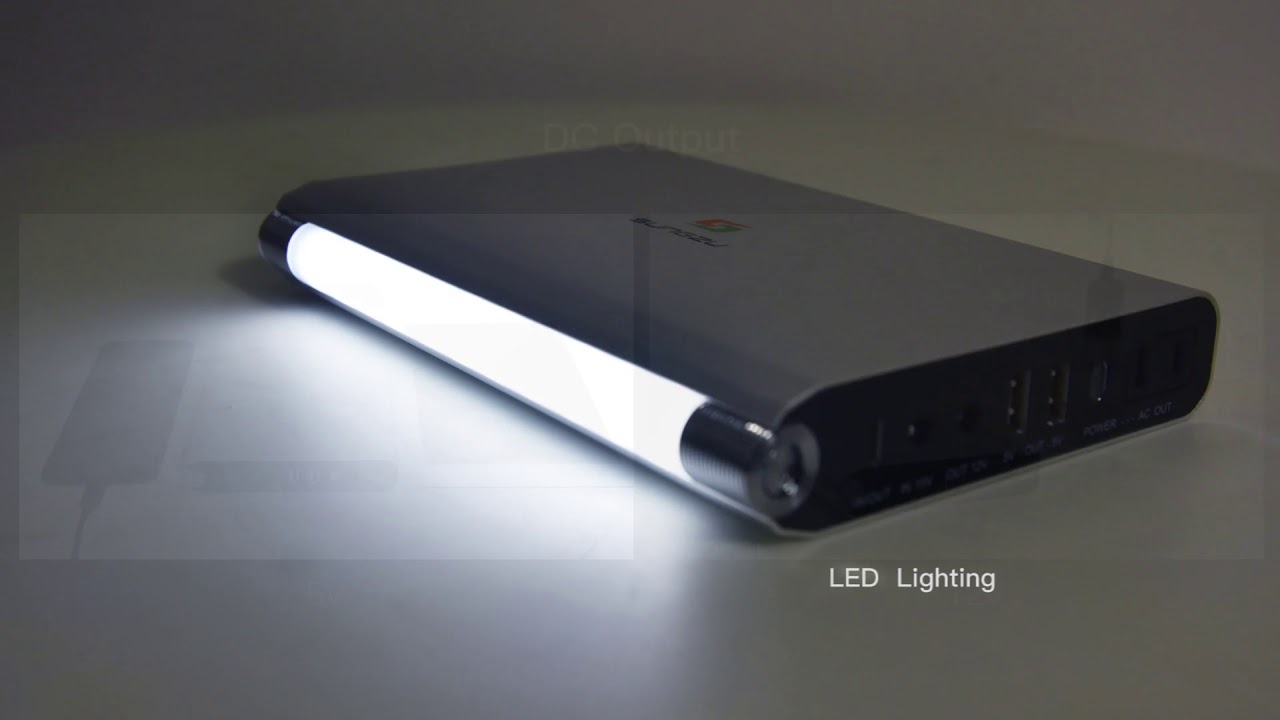 100W Portable power station Interface Introdunction - YouTube