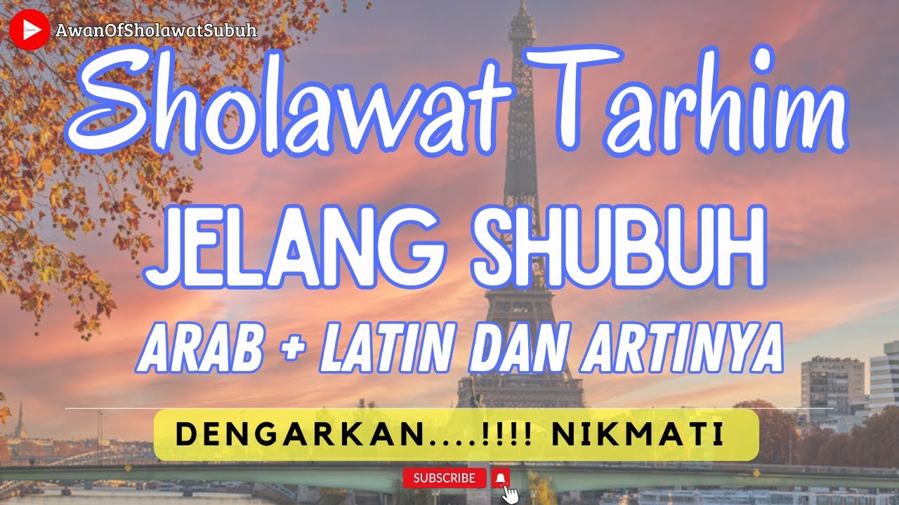 Sholawat Tarhim Sebelum Adzan Sholat Subuh dan Maghrib | Tanda Sebelum ...