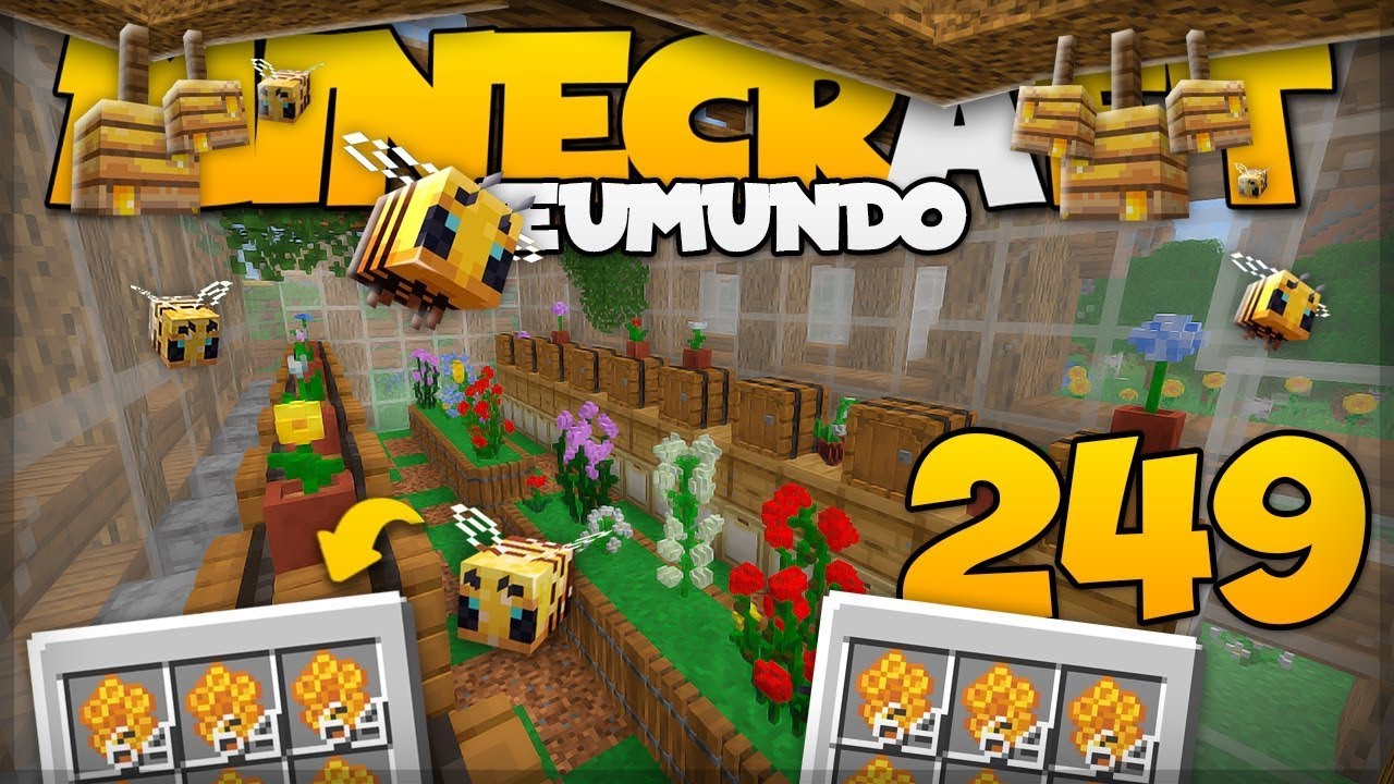 FARM DE MEL 100% AUTOMÁTICA 1.15 // Meu Mundo #249 // Minecraft - YouTube