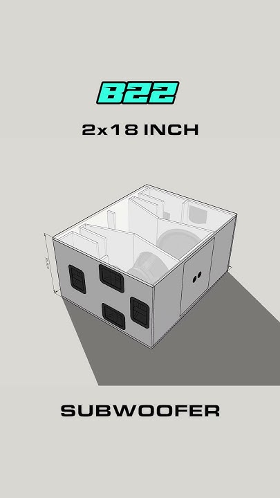 D&B B22 DUAL 18 INCH BANDPASS SUBWOOFER #boxspeaker #subwoofer - YouTube