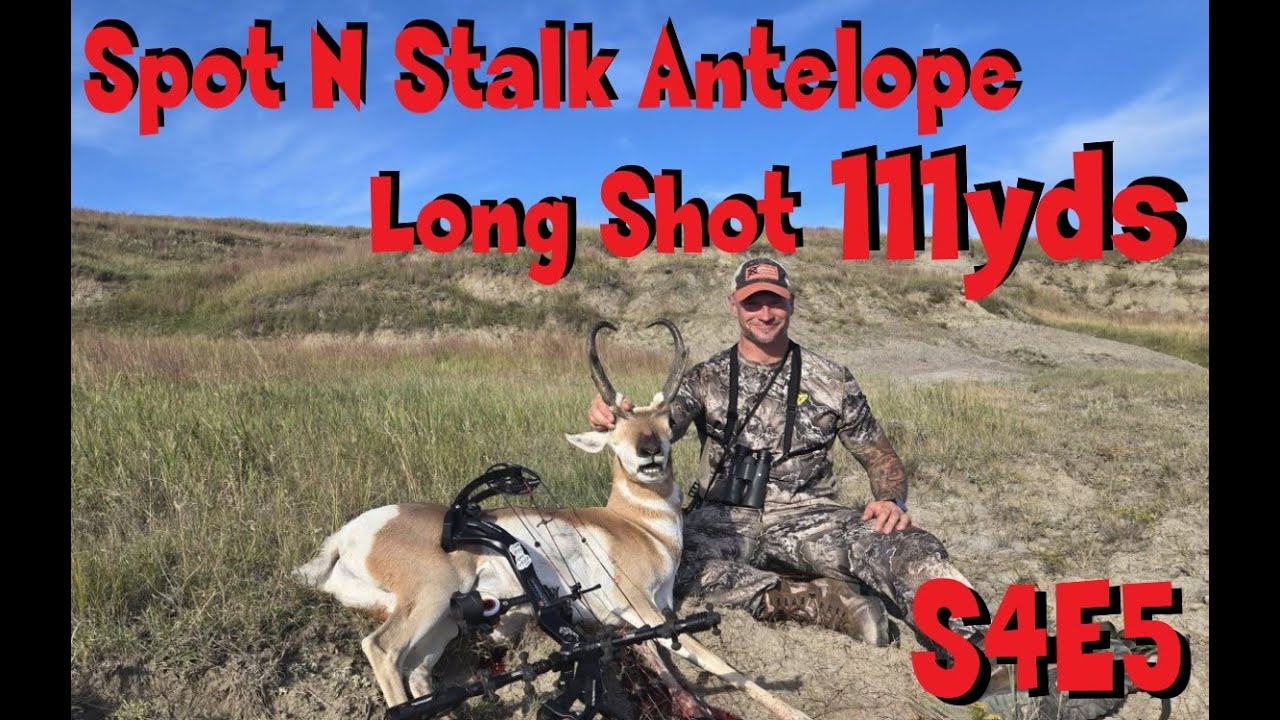 South Dakota spot n stalk antelope bowhunt movie - YouTube
