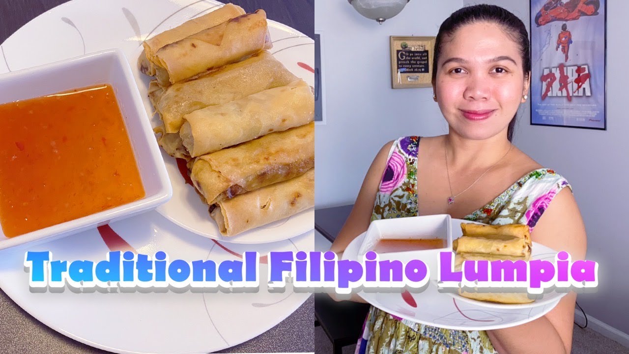 How to make a Traditional Filipino Lumpia | BhingBhing - YouTube