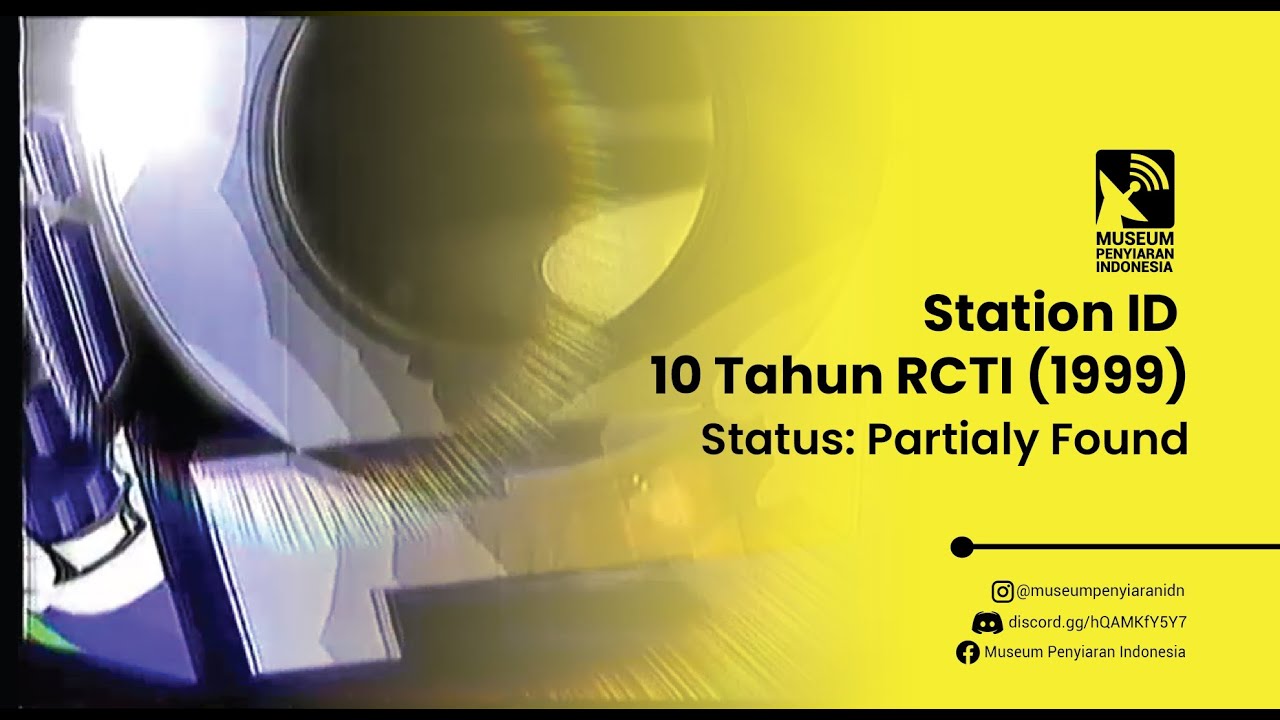 Station ID 10 Tahun RCTI (1999) - Status: Partially Found - YouTube