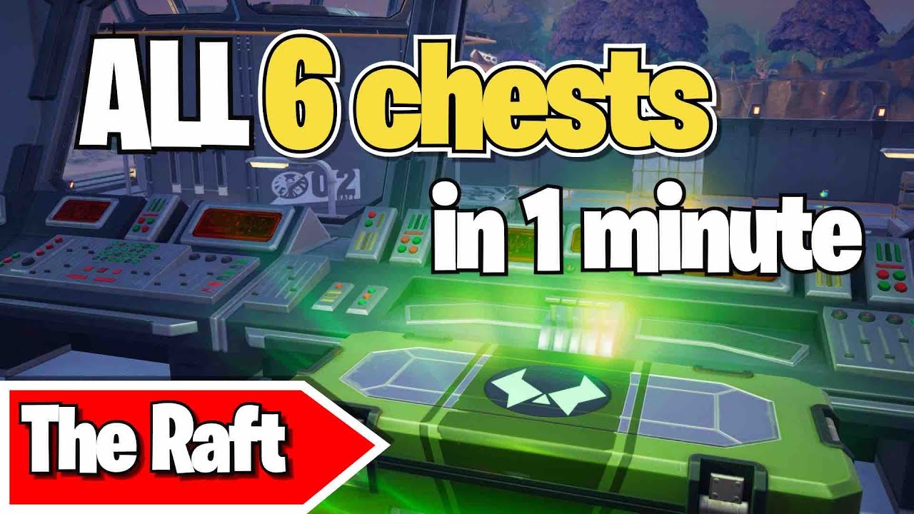 The Raft SPEED run of DOOM chests locations in Fortnite Chapter 5 ...
