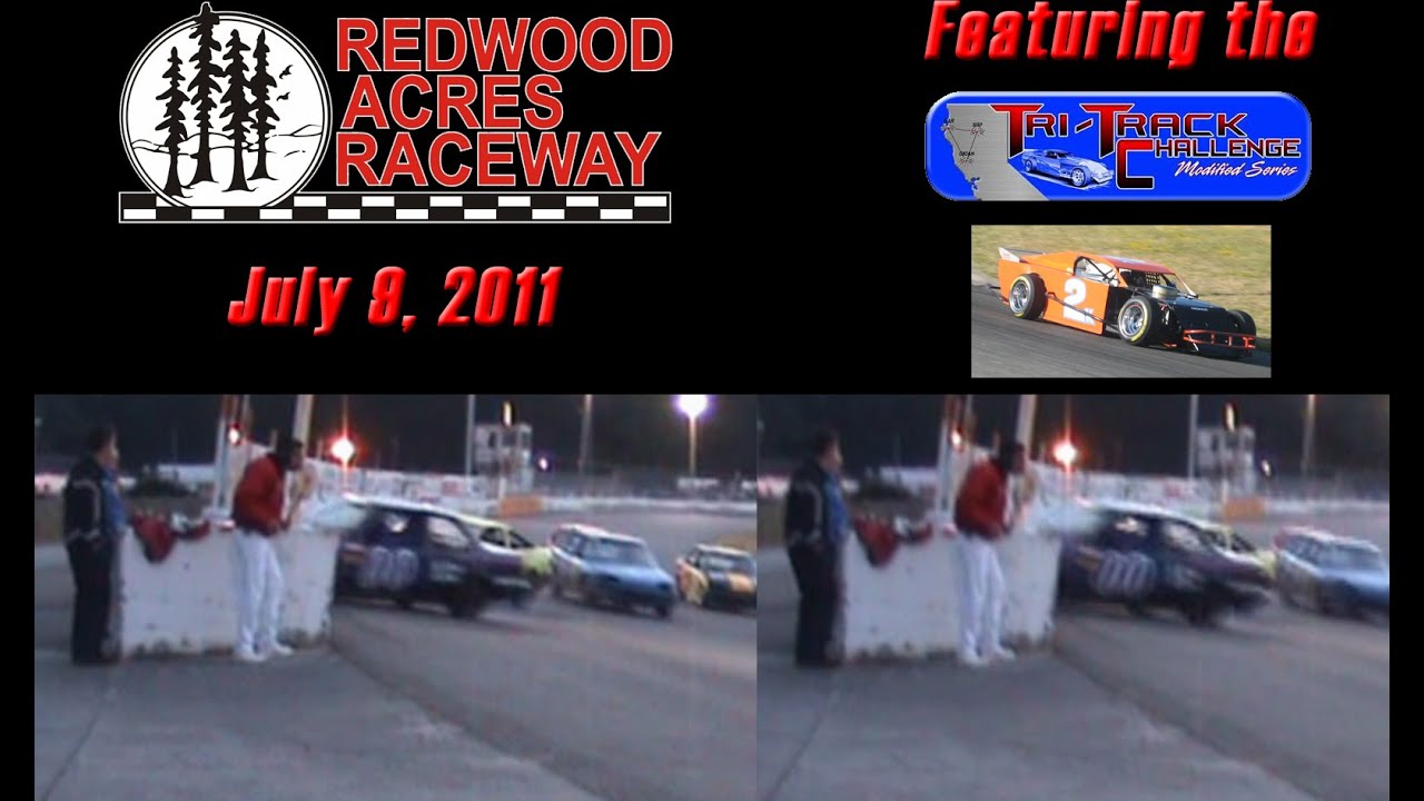 Redwood Acres Raceway 7-9-11 (Full Race) - YouTube