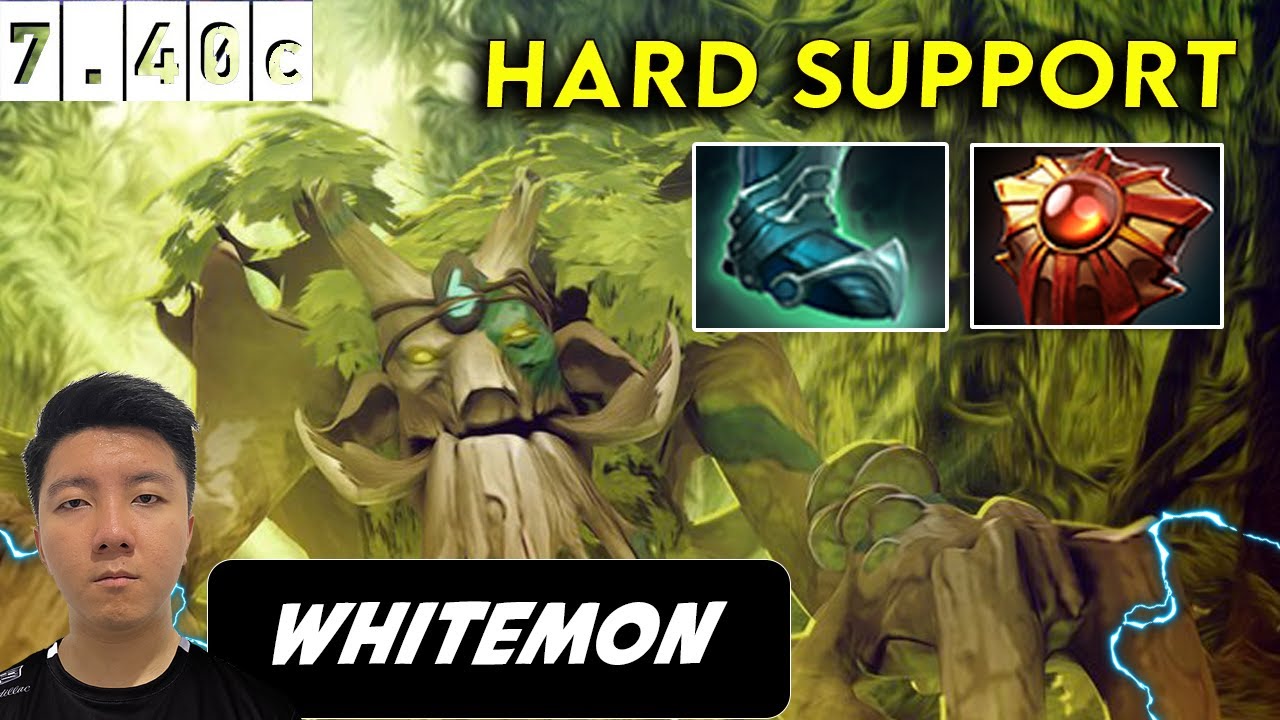 Whitemon Treant Protector Hard Support - Dota 2 Patch 7.40c Pro Player ...