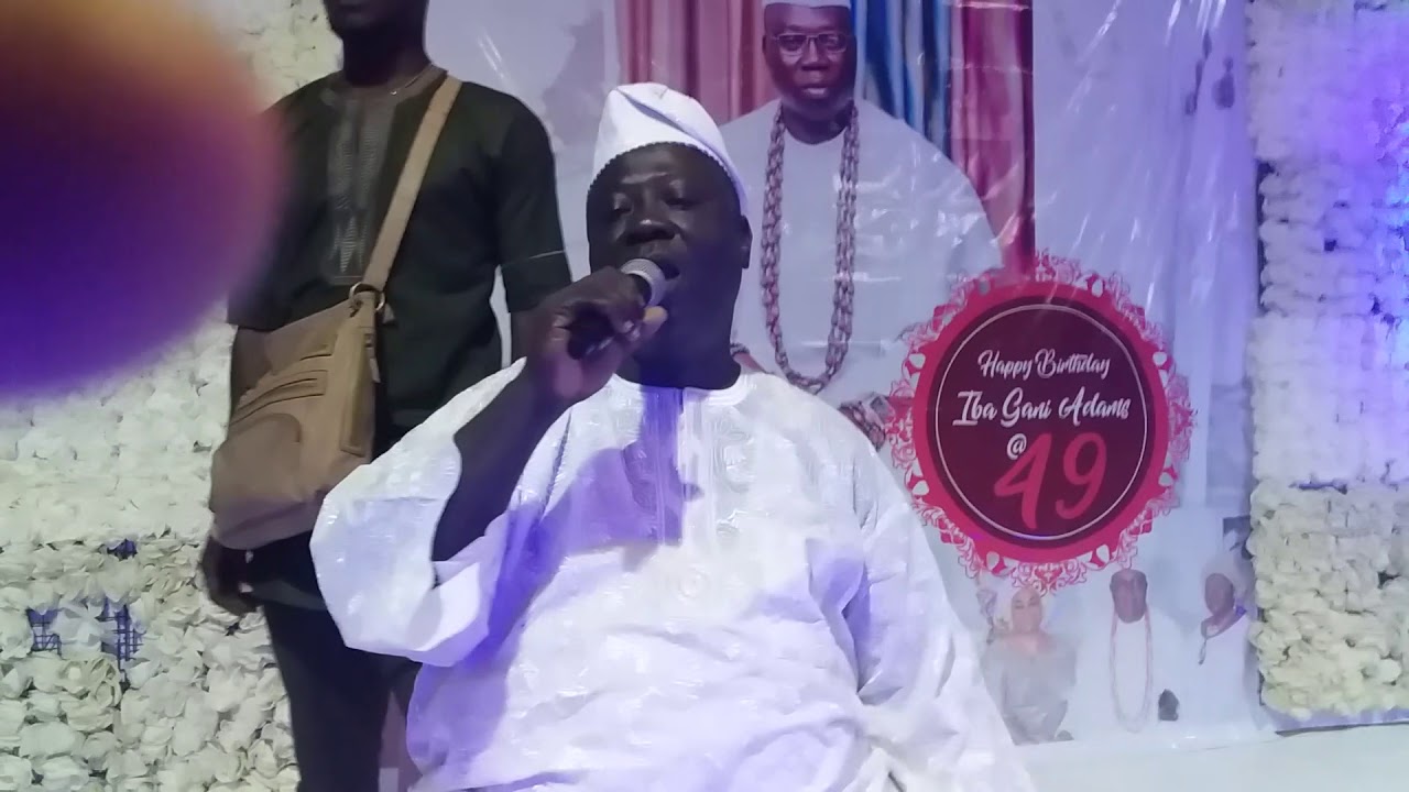 SEE WHAT IBA GANI ADAMS DID TO AJOBIEWE AS HE TRACES HIS ROOT TO ...