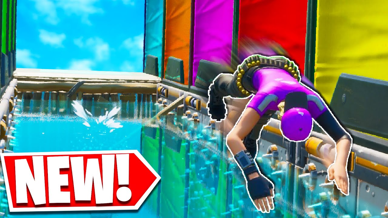 This YOUTUBER Deathrun Has A SUPER UNIQUE SWIMMING Level... (Fortnite ...