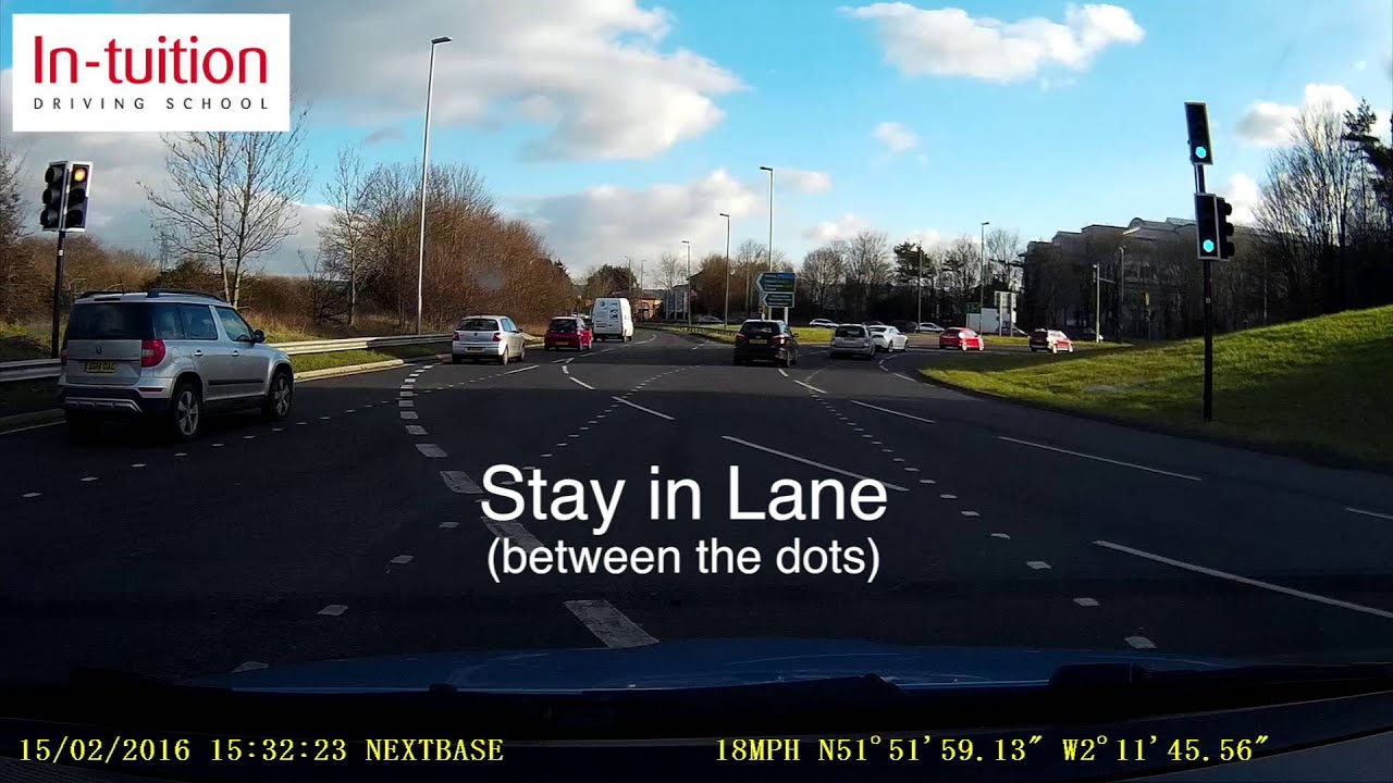 Learn to Drive, Gyratory Roundabouts - Turning Right - YouTube