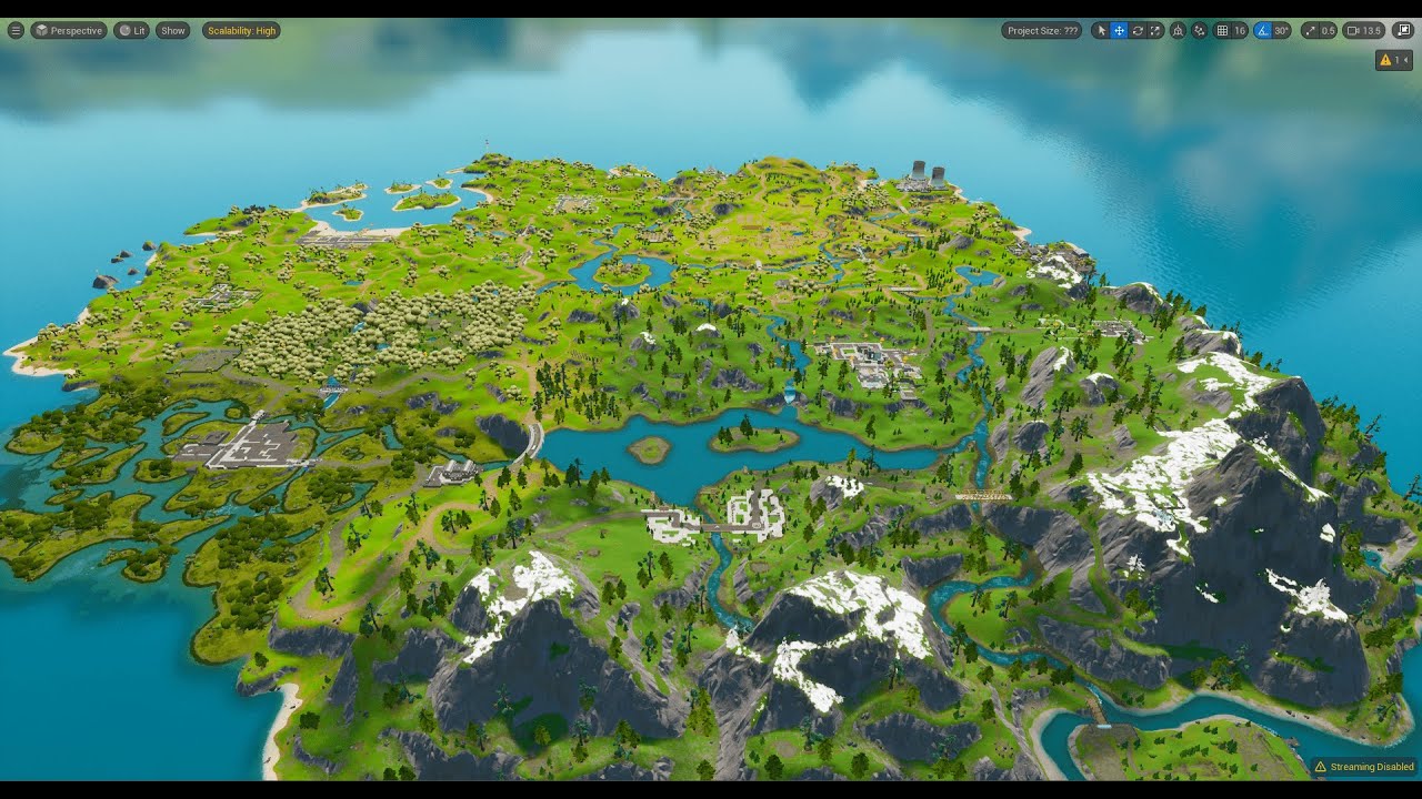 Fortnite perfect ch2 map recreation in UEFN day 4(WIP) - YouTube