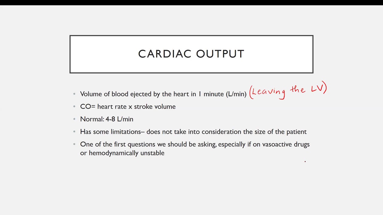 Hemodynamics Introduction For Icu Nurses Youtube