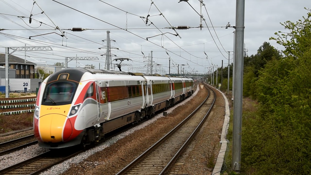 Trains on the ECML - YouTube