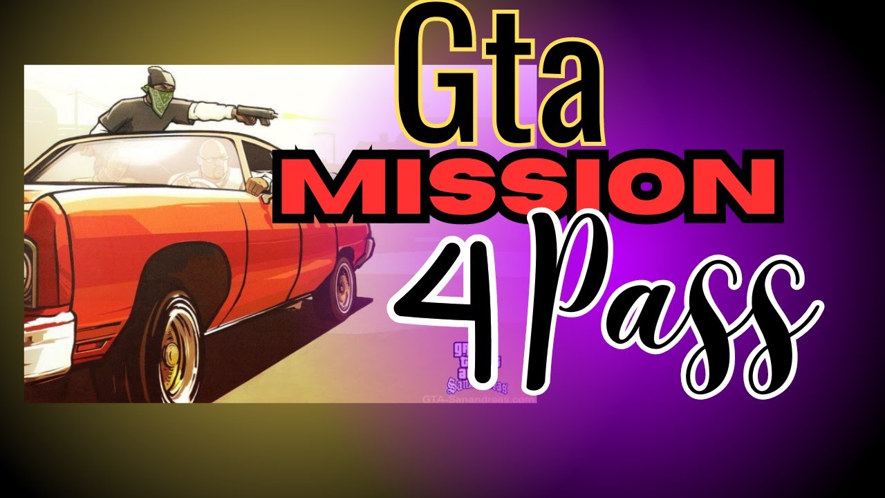 Mission 4 Pass in Gta Game All Missoin Gameplay - YouTube