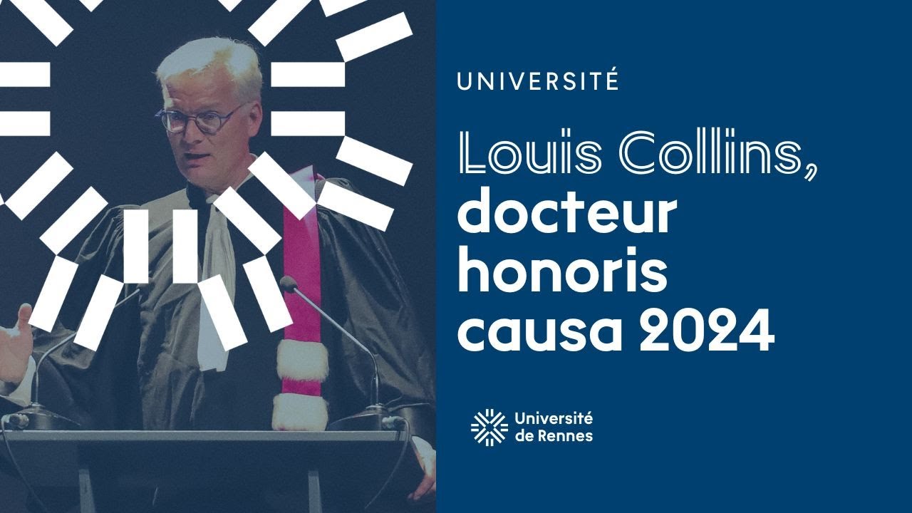 Louis Collins, docteur honoris causa 2024 - YouTube