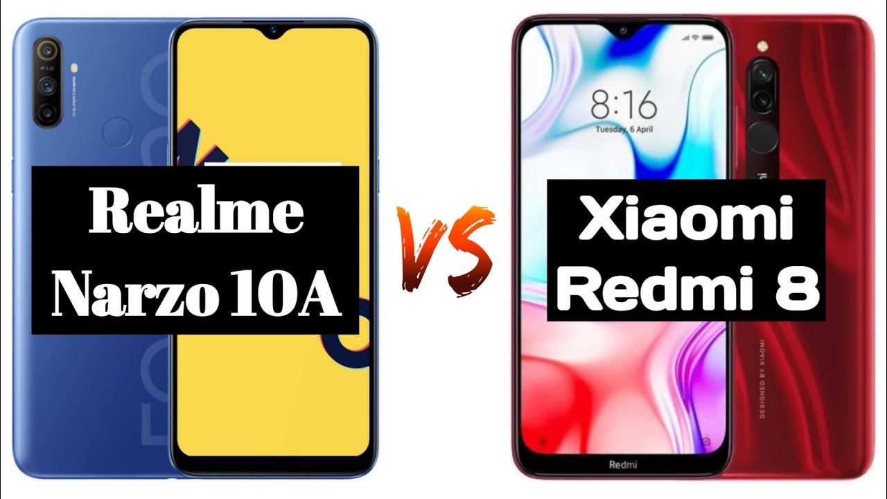 Realme Narzo 10A vs Redmi 8 - full details comparison || Which is the ...