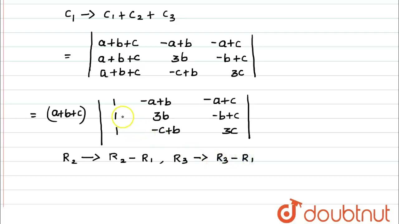 Using properties of determinants, prove that `|[3a,-a+b,-a+c],[-b+a,3b,-b |Class 12 MATH ...