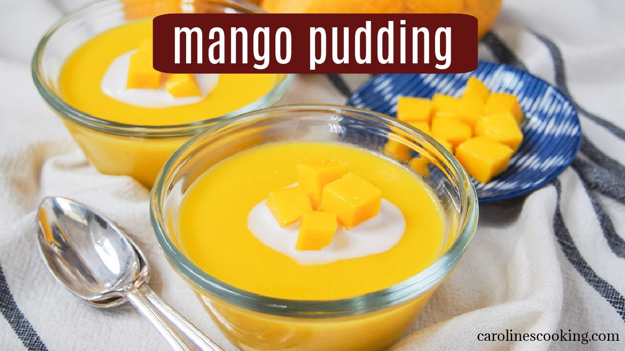 Mango pudding - YouTube