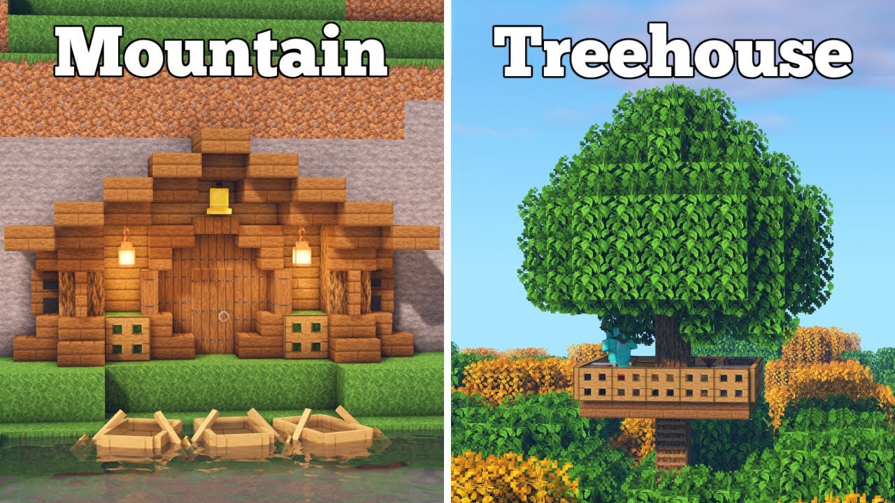 5 Incredible Ideas to Build Your House on the First Day of Minecraft ...