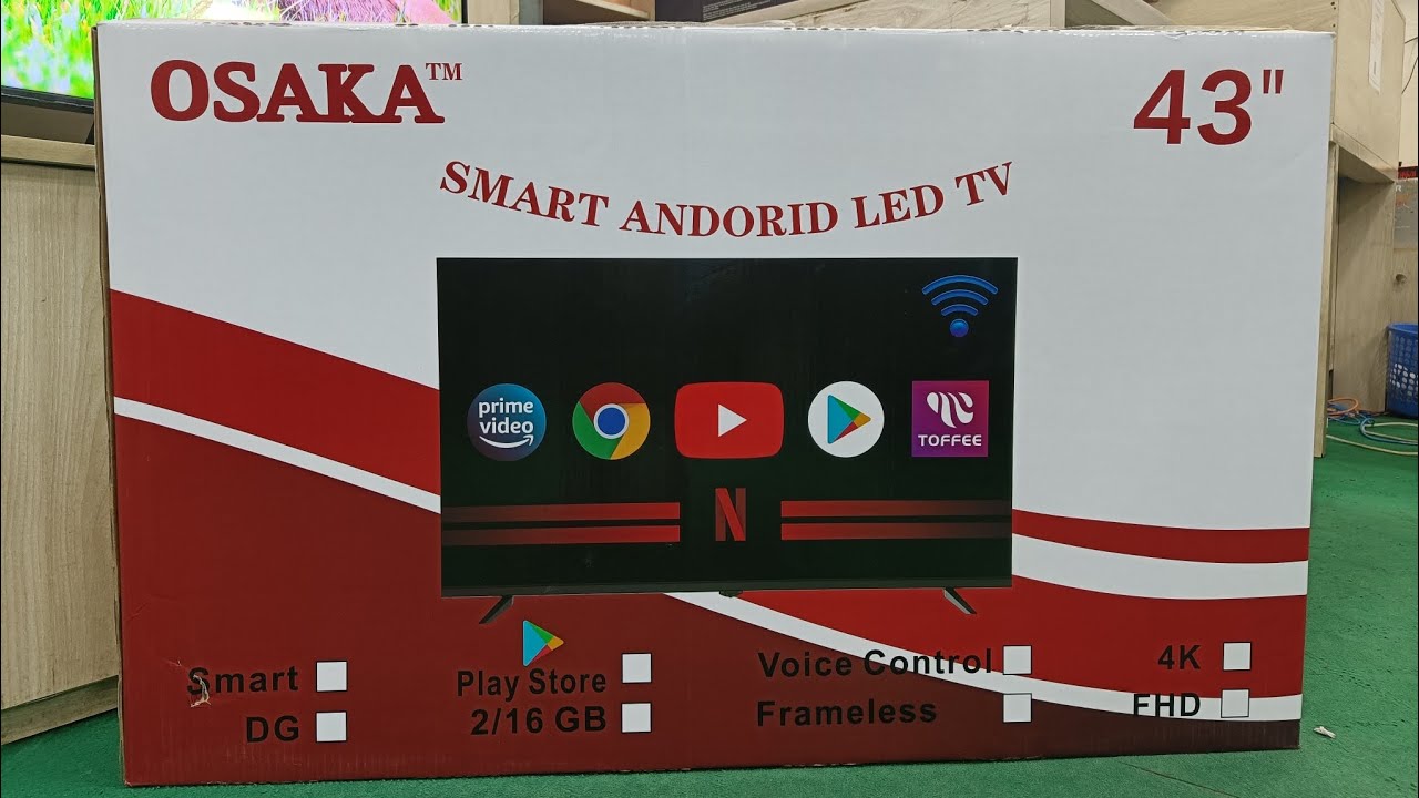 Osaka Tv 43 smart android 01951611017 - YouTube