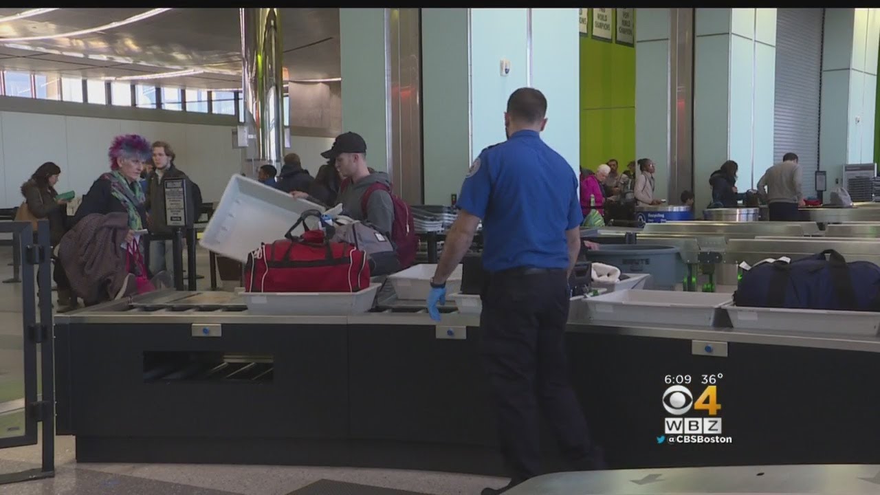 New System Speeds Up Security Lanes At Logan Airport - YouTube