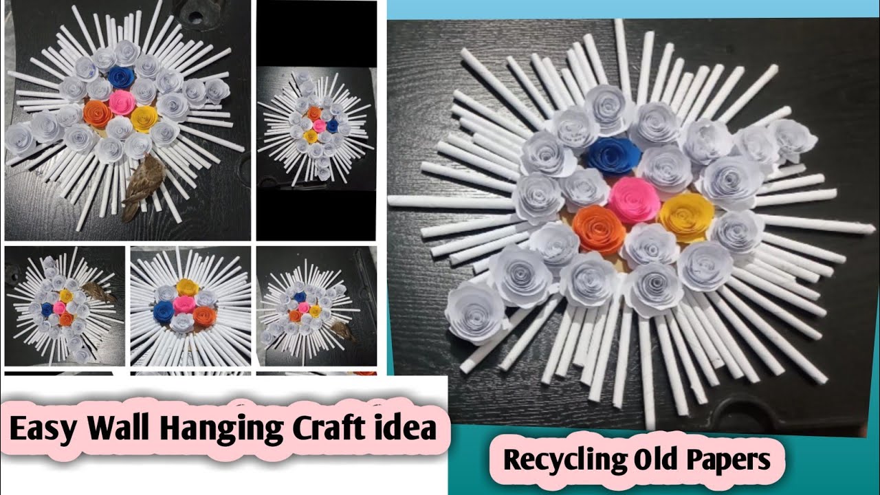 🔊Recycling/Best out of waste Craft idea/Wall Decor with simple Material ...