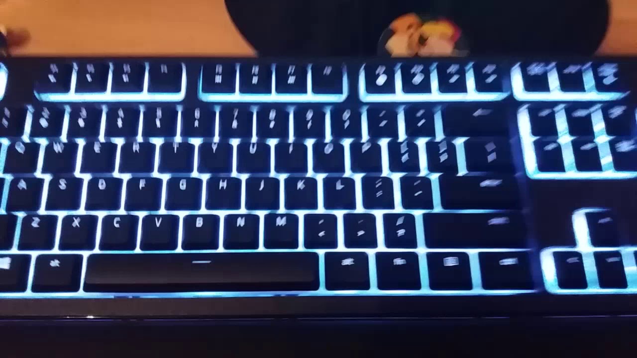 MINE NEW RAZOR KEYBOARD - YouTube