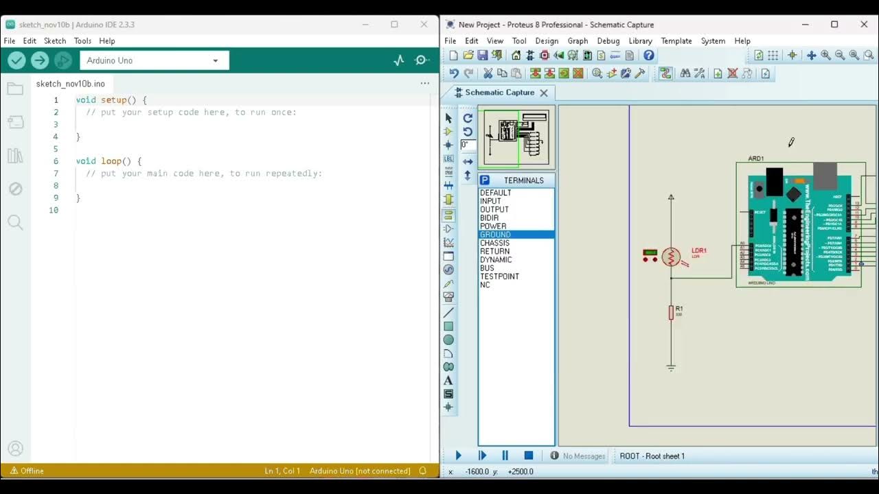 PROJECT PROTEUS 8 with ARDUINO LIBRARY - YouTube