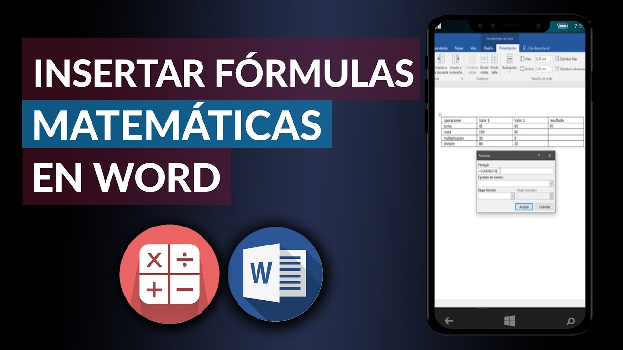Como Hacer Una Resta En Word