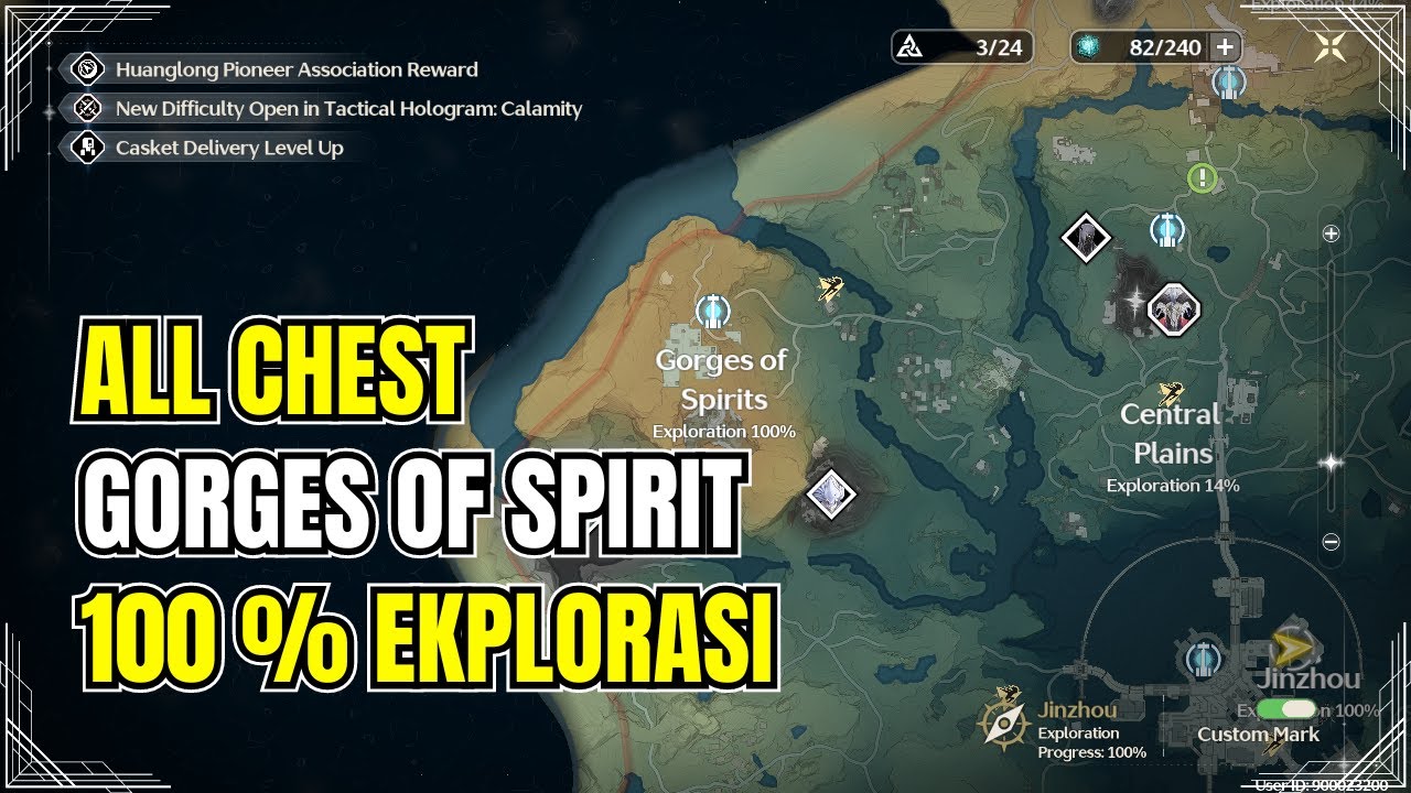 Gorges of Spirits 100% Exploration All Chests,Cascet, Blobfly ...