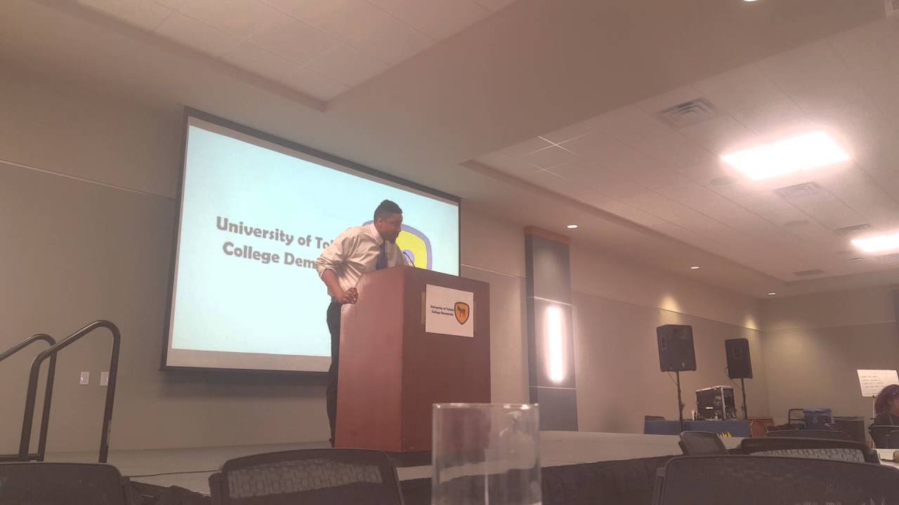 Julian Mack Speaking to the College Democrats - YouTube