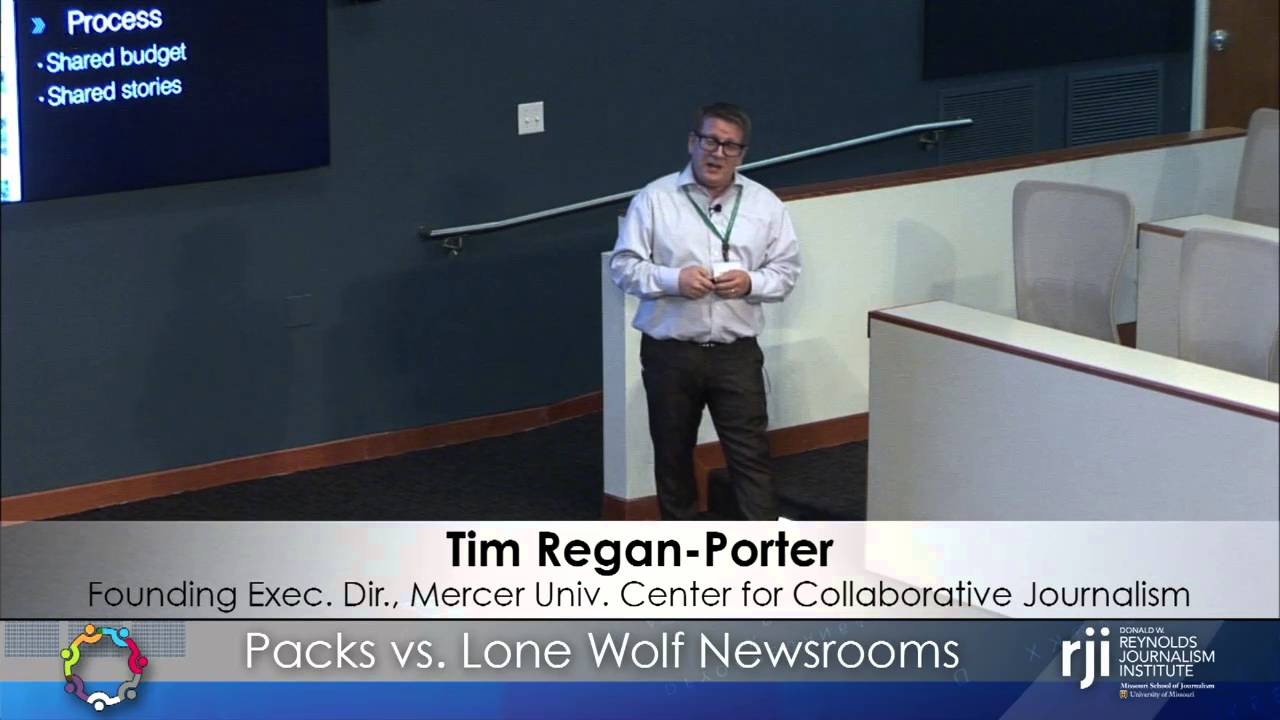 Tim Regan-Porter - Packs vs. Lone Wolf Newsrooms - YouTube