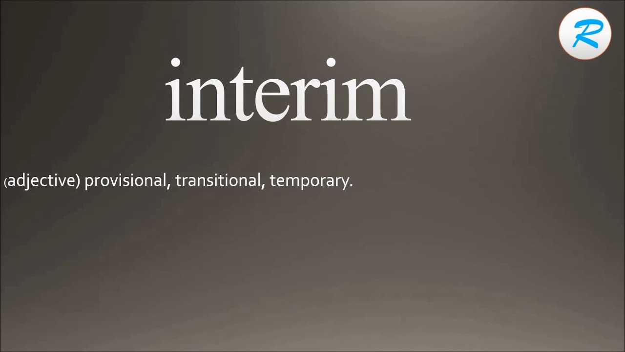 How to pronounce interim - YouTube