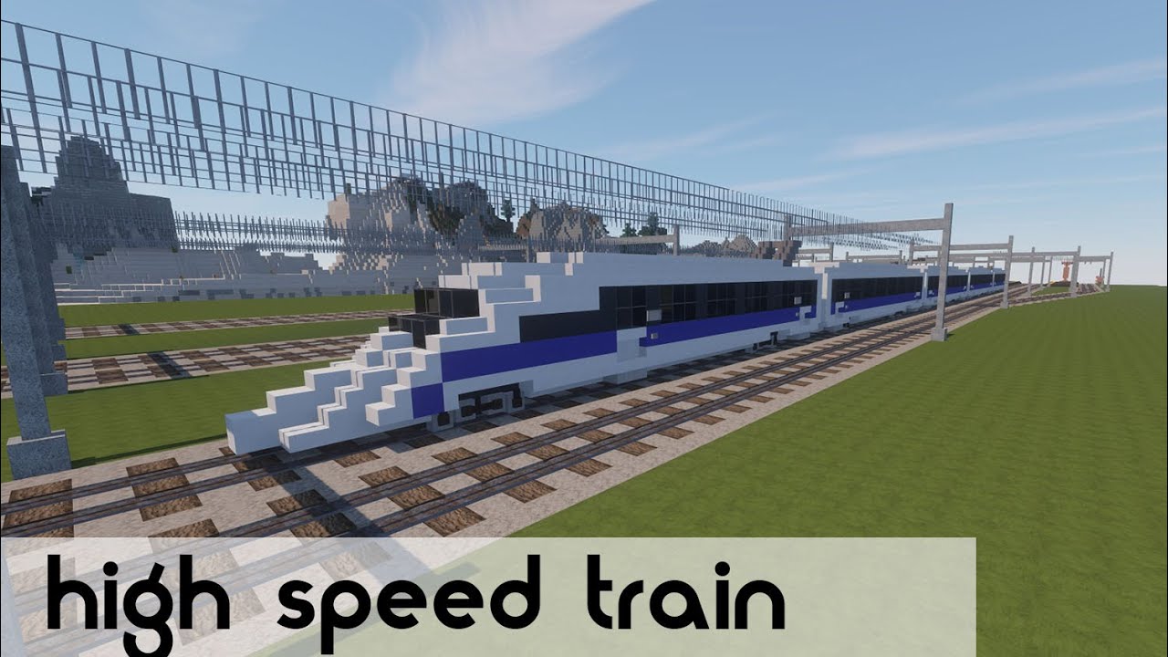 Minecraft: High Speed Train - Full Build Timelapse (#4) + DOWNLOAD ...