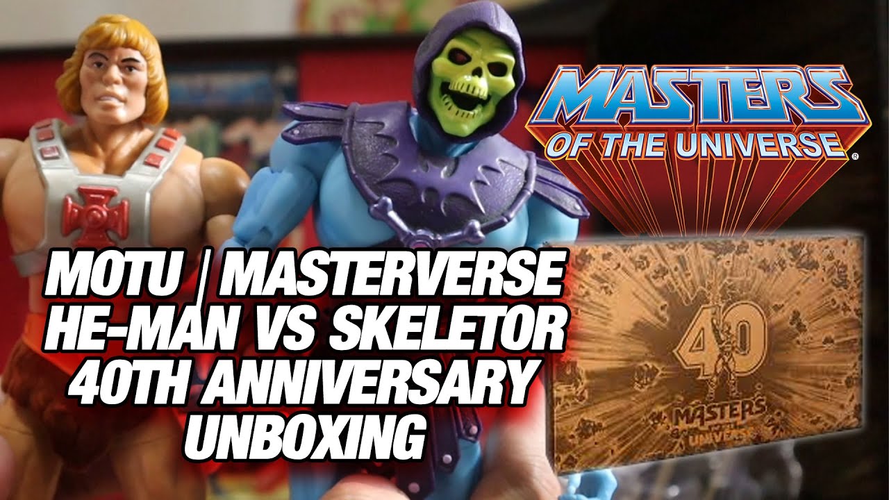 (UNBOXING) MASTERS OF THE UNIVERSE | MASTERVERSE | HE-MAN VS SKELETOR ...