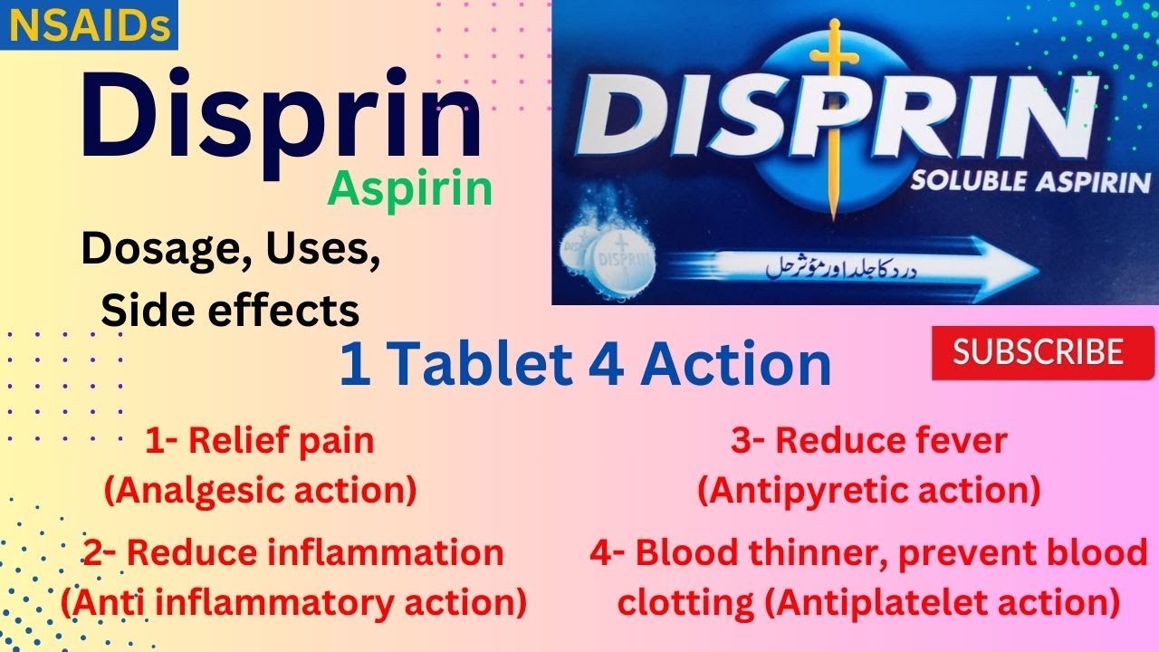 Disprin tablet || Aspirin || Drug class || Composition || Uses ...