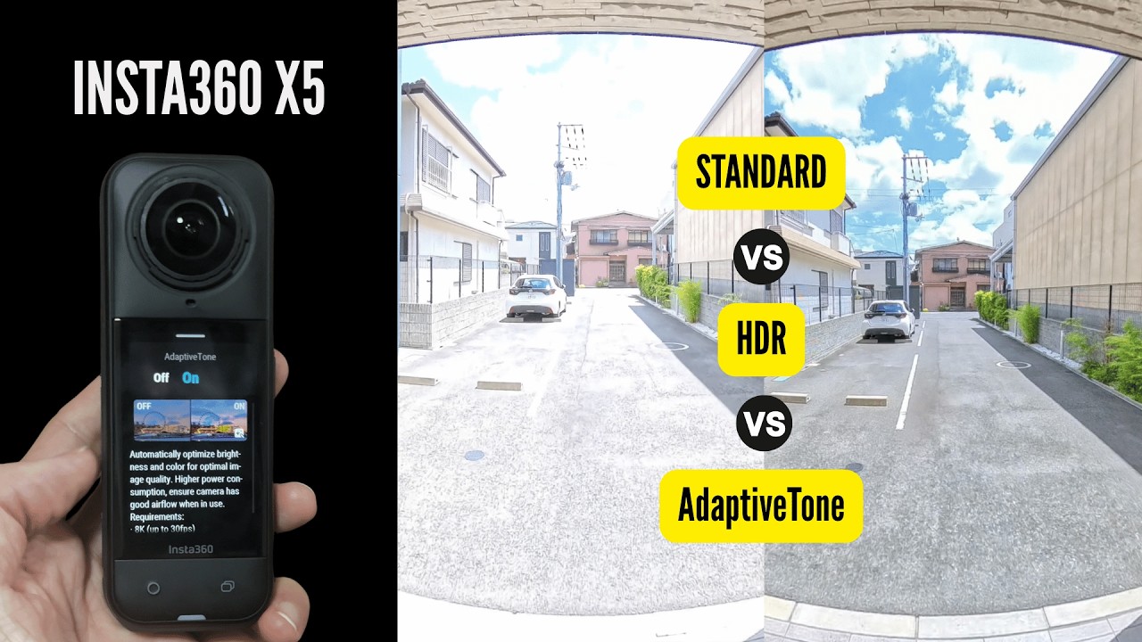 Insta360 X5 HDR Problem Fixed? AdaptiveTone vs Active HDR Comparison - YouTube