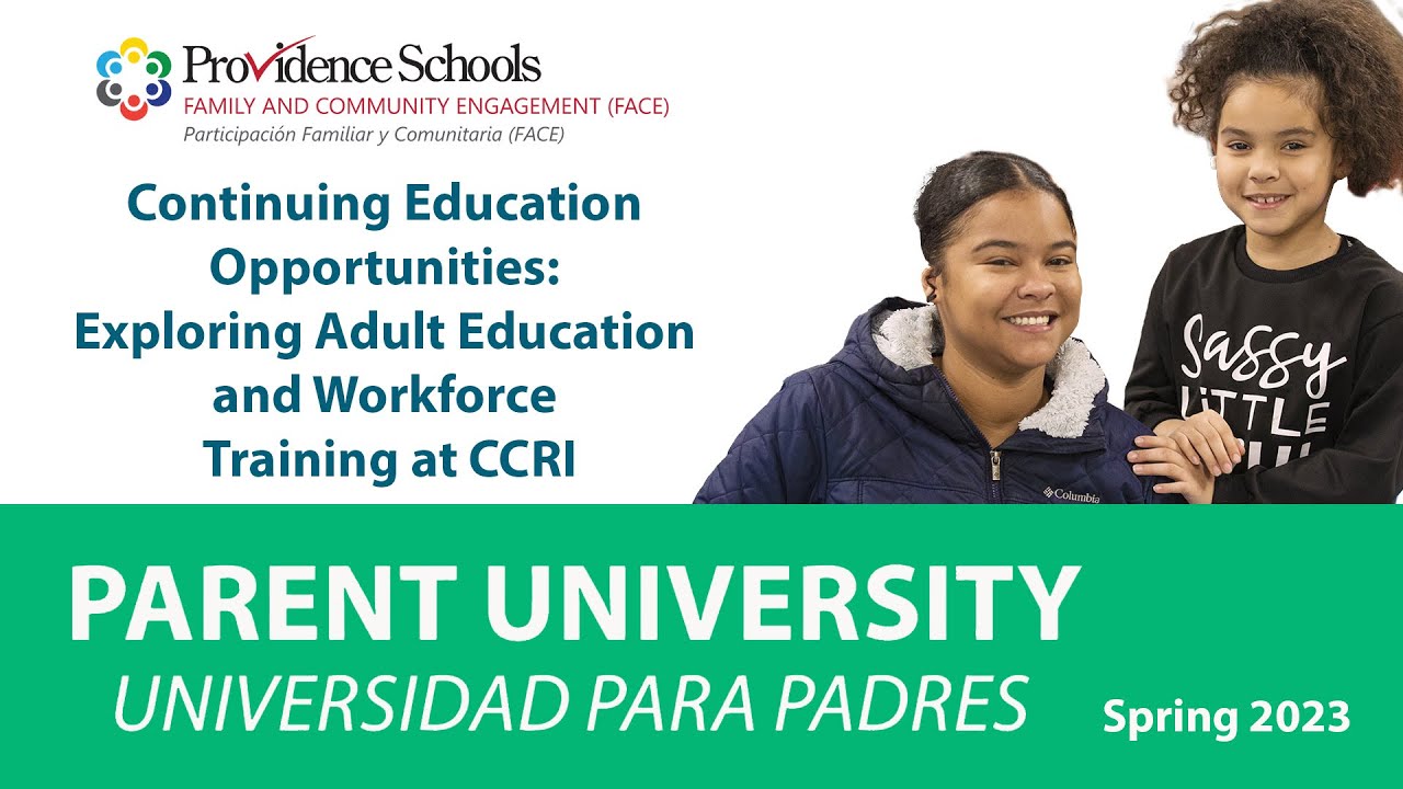 Exploring Adult Education and Workforce Training at CCRI | Parent ...