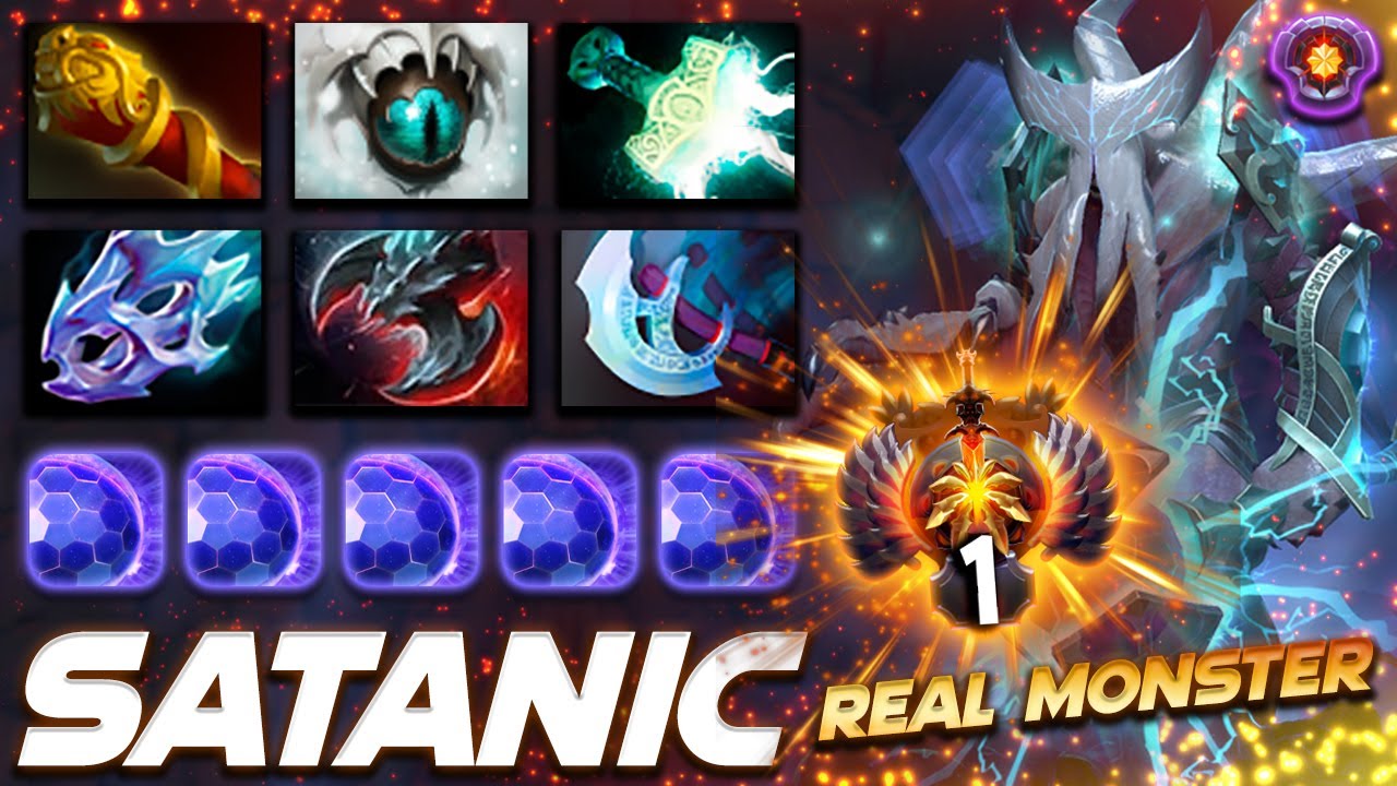 Satanic Faceless Void - Top 1 Rank Real Monster - Dota 2 Pro Gameplay ...