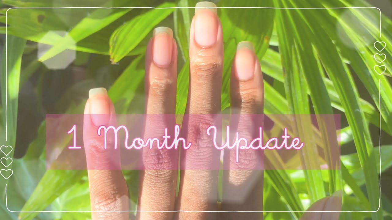 1 Month Nail Growth | Mini Nail Care Routine - YouTube