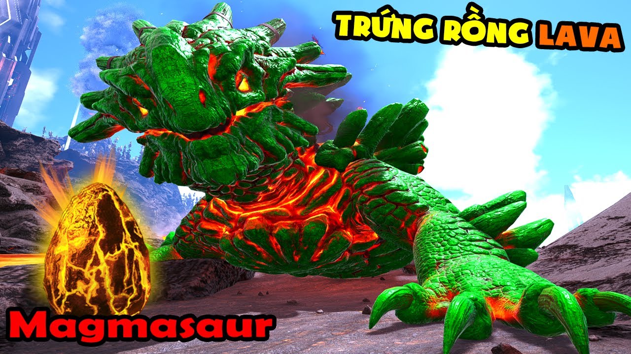 ARK: Lost Island #13 SIÊU TRỘM LẠI THÀNH CÔNG VỚI TRỨNG RỒNG LAVA ...