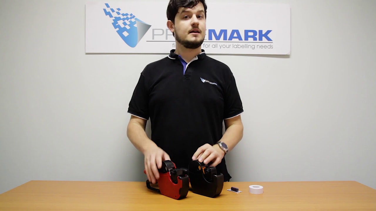 How to Change Labels & Ink in a Jolly JH8 Labelling Gun - YouTube