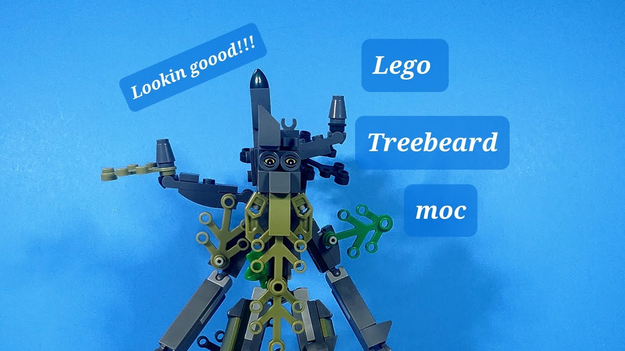 Lego LOTR Treebeard tutorial. - YouTube