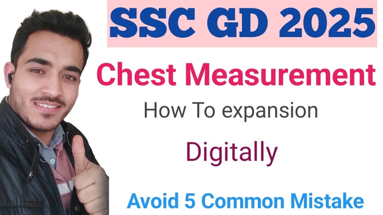 SSC GD Chest Measurement| SSC GD Chest Measurement Kaisa hoti hai. # ...