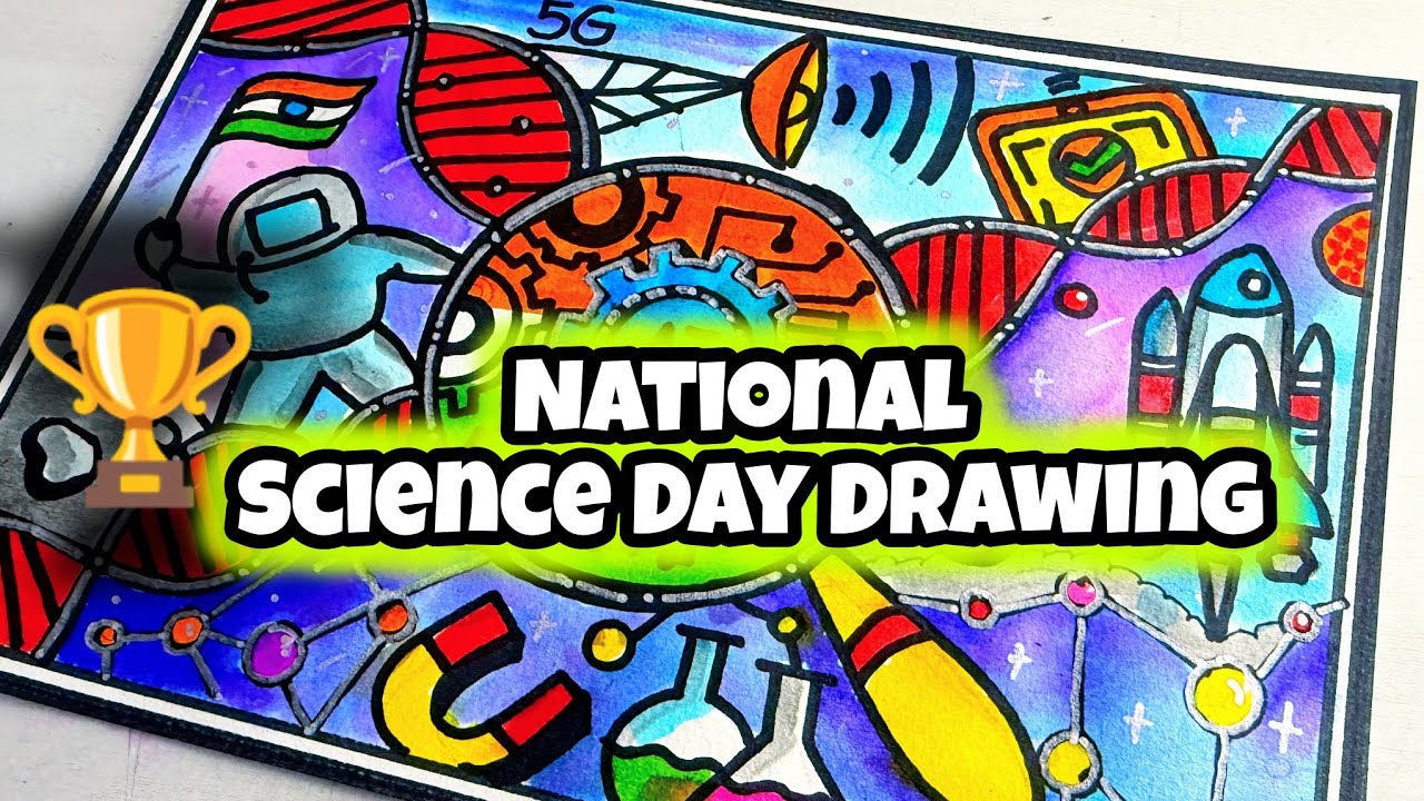 National Science Day Drawing/Science Day Poster/National technology day ...