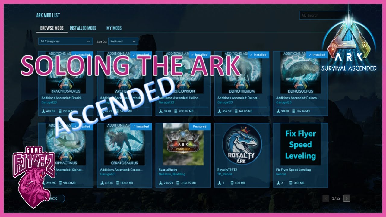 Lets Talk Mods Soloing ARK Ascended Ep. 24 - YouTube