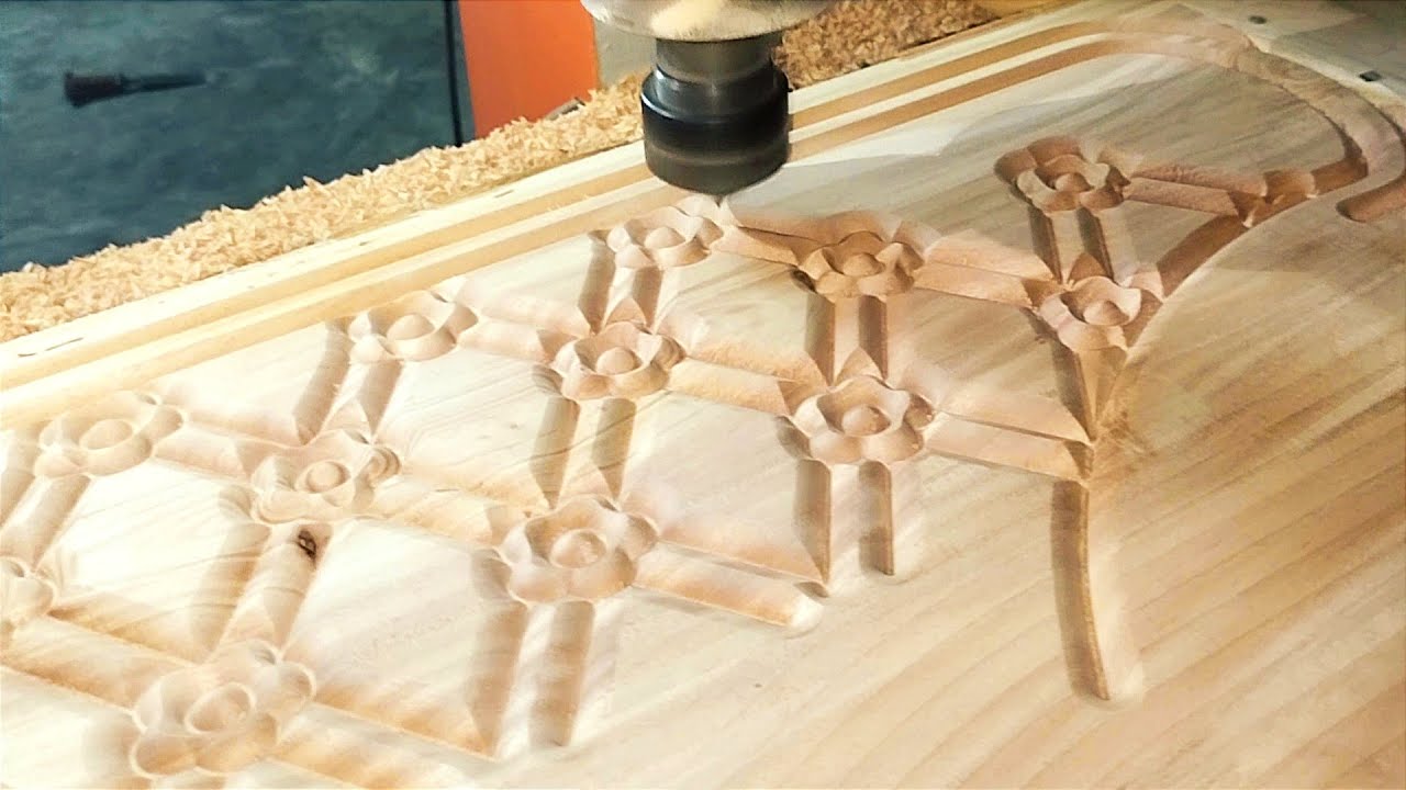Modern CNC Wood Project//Best Wood For Carving With CNC Machine//Making ...