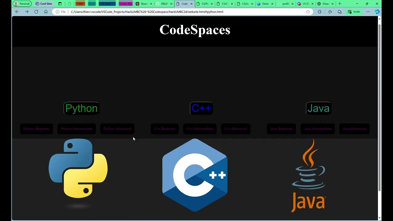 HackUMBC24 - CodeSpaces - YouTube