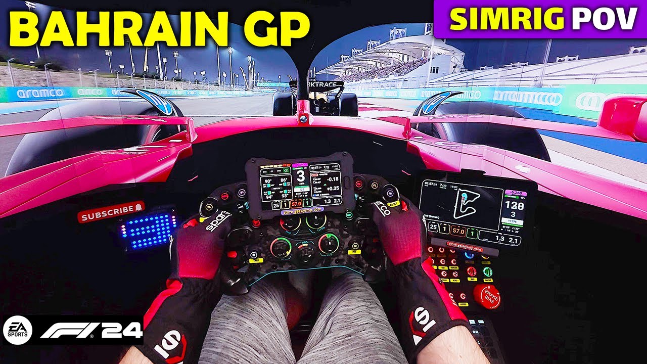 BAHRAIN GP POV | 4th time lucky for Lewis Hamilton? | F1 24 - YouTube