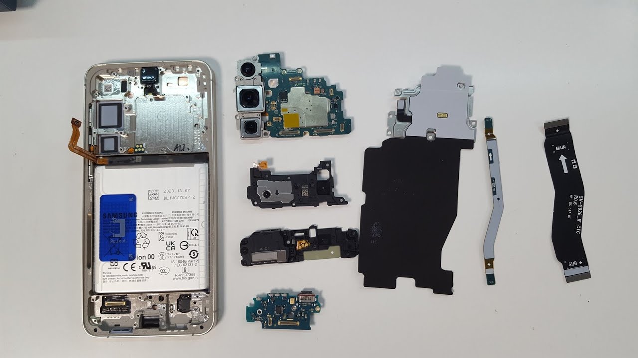 Samsung Galaxy S24+ SM-S926 disassembly - YouTube