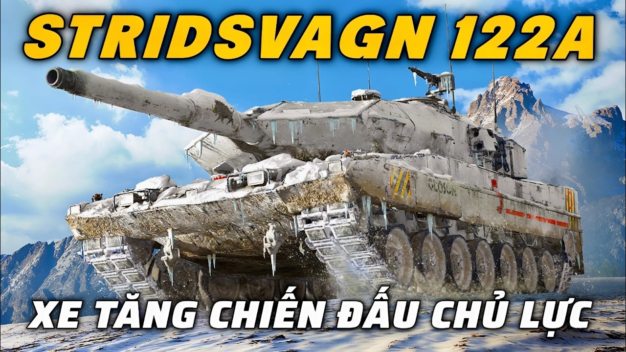 Stridsvagn 122A: Xe tăng chiến đấu chủ lực của Thụy Điển | World of ...